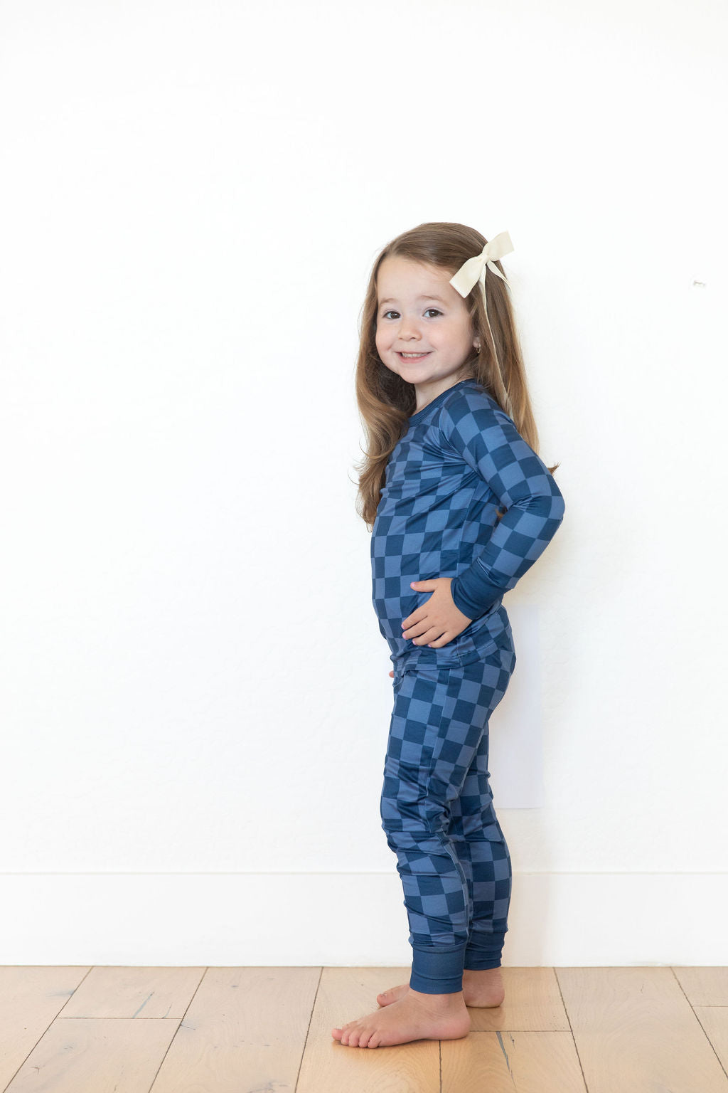 NAVY CHECKER | LONG SLEEVE – COZYS